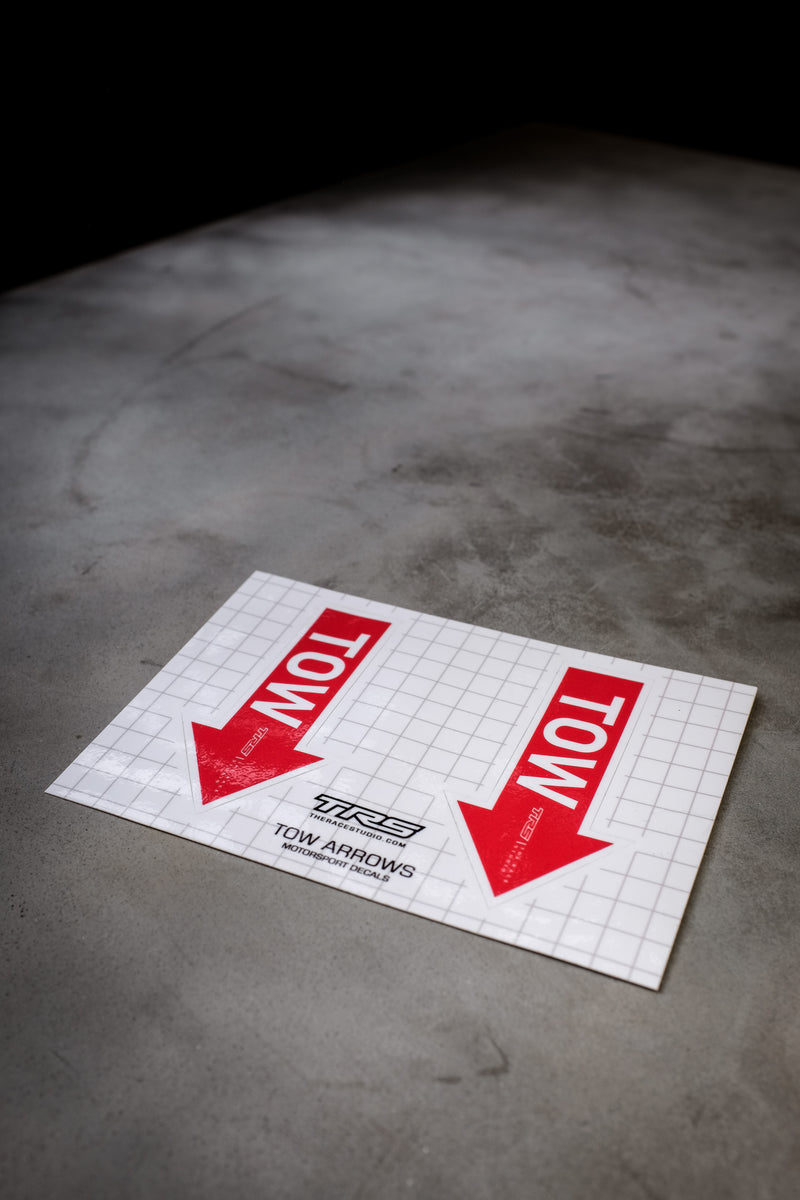 Tow Stickers (Arrow) – The Race Studio